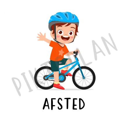 Piktogram - Afsted (Dreng på cykel) – Piktoplan