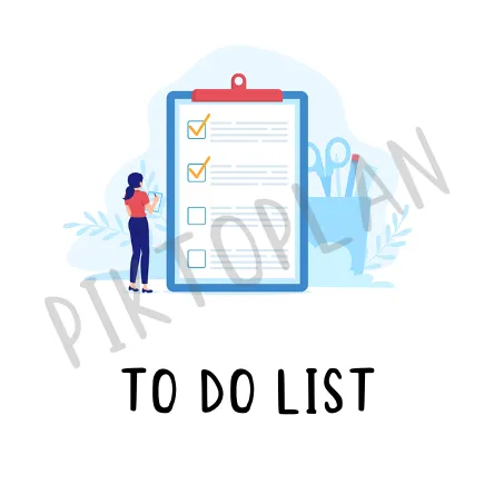 Piktogram - To do list – Piktoplan