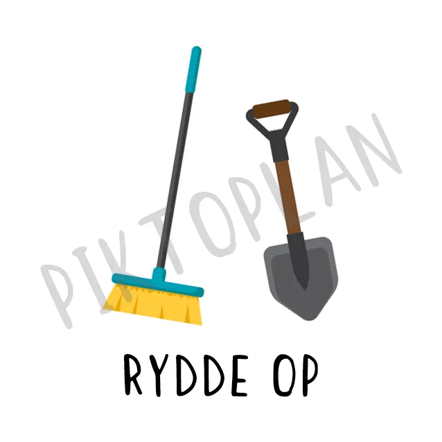 Piktogram - Rydde op – Piktoplan